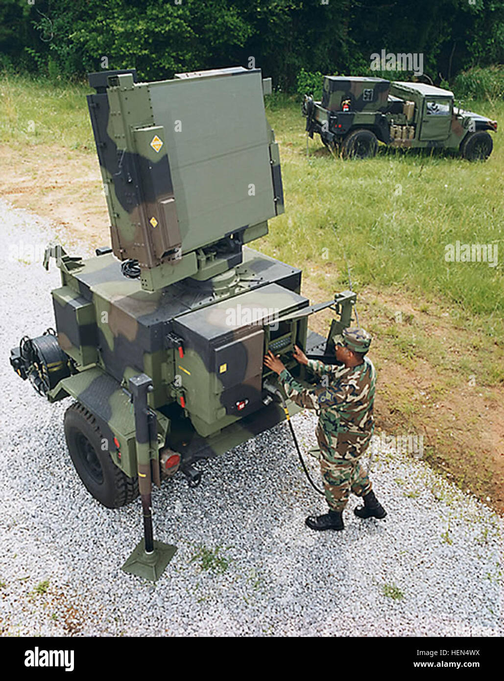 ELEC AN-MPQ-64 Sentinel Radar lg Stock Photo - Alamy