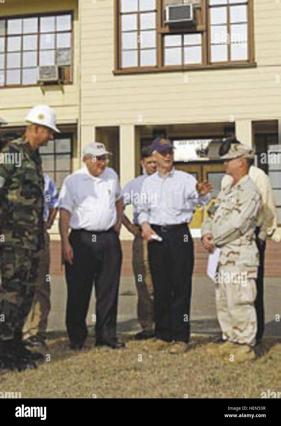 Gordon R. England, and Carl Levin tour Guantanamo Stock Photo - Alamy