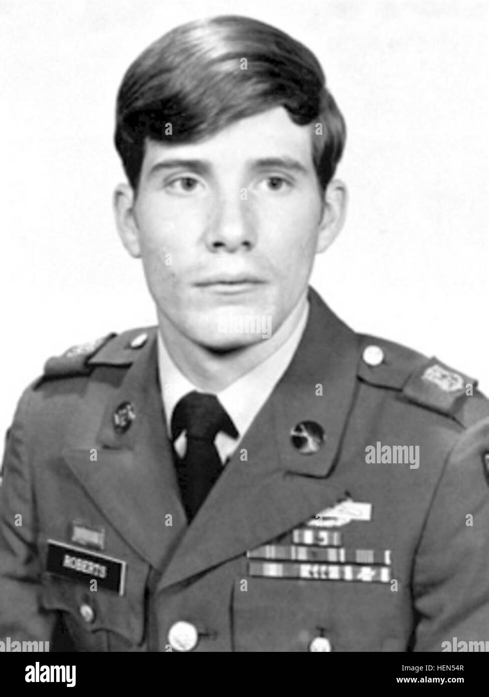 Gordon Roberts as an enlisted soldier Stock Photo - Alamy