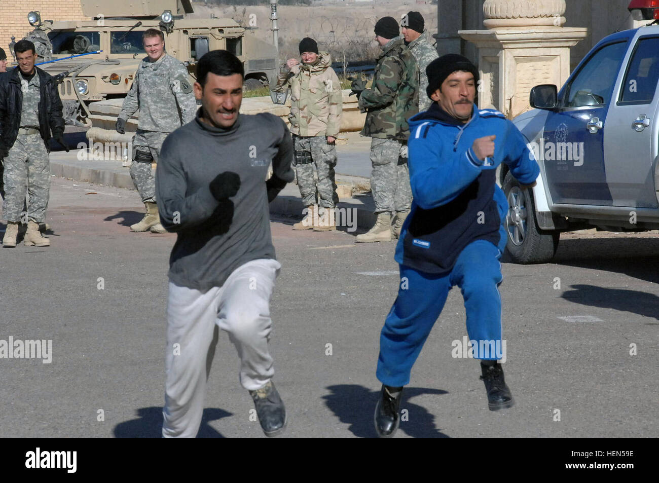 U.S. Army Soldiers of the 56th Military Police Company, 101st Airborne ...