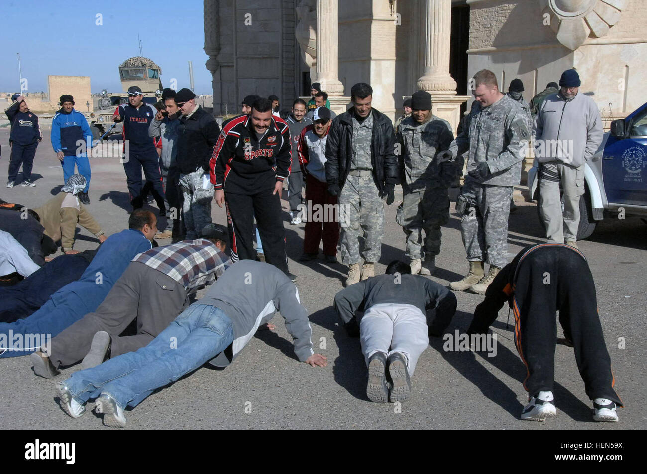 U.S. Army Soldiers of the 56th Military Police Company, 101st Airborne ...