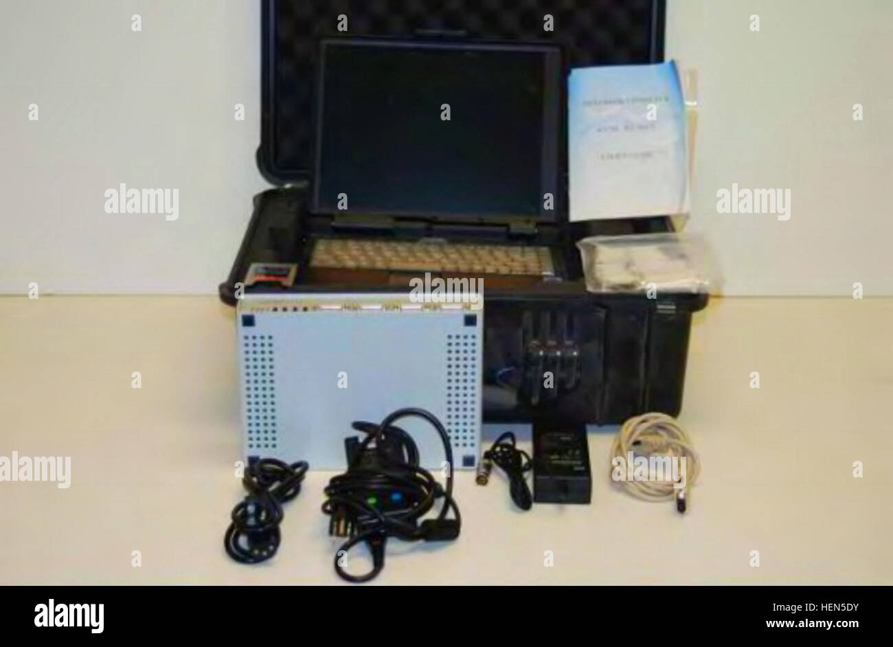 MGS Instructor M2K Laptop Computer Stock Photo - Alamy