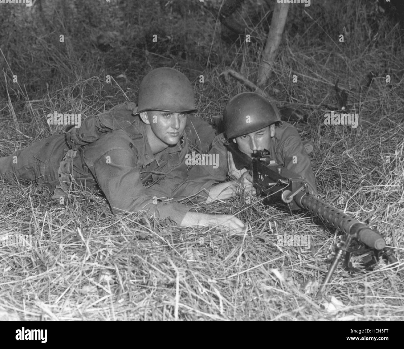 M1919A6 Medium machine Gun Stock Photo - Alamy