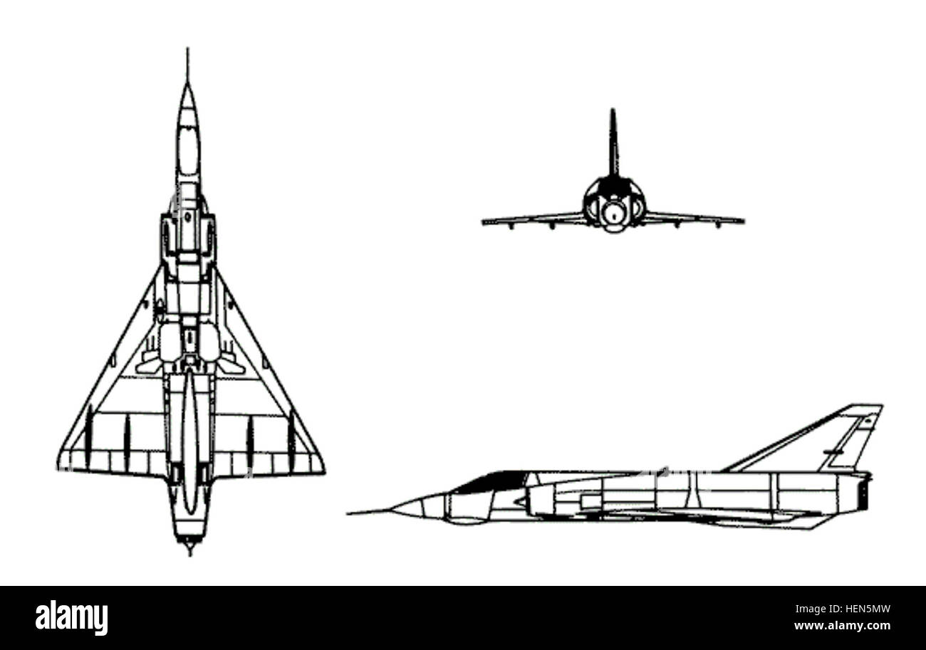 Mirage III schema Stock Photo - Alamy