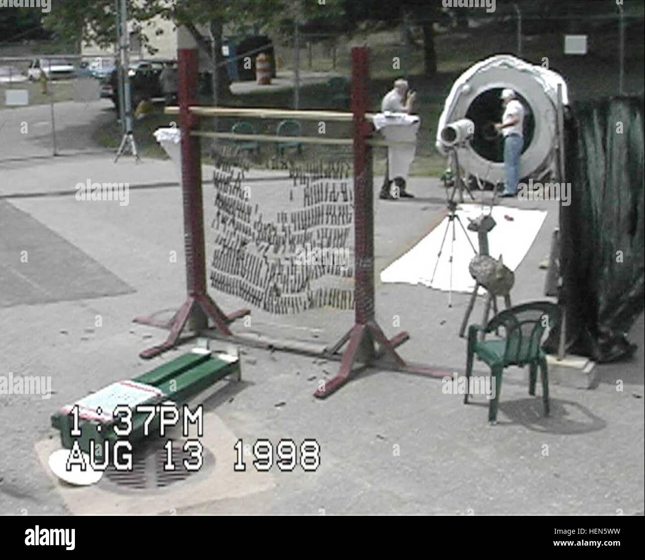 Vortex Ring Gun Test Stock Photo - Alamy