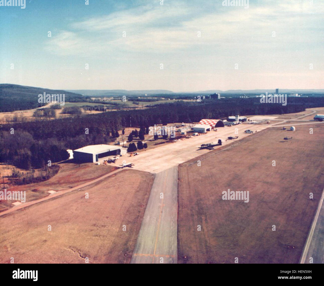 Redstone Army Airfield 80s Stock Photo - Alamy