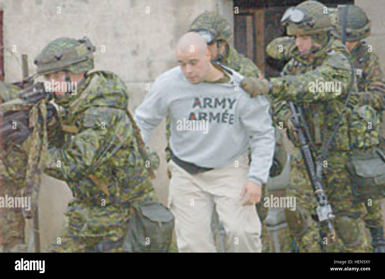 RCR soldiers train for Afghanistan Stock Photo - Alamy