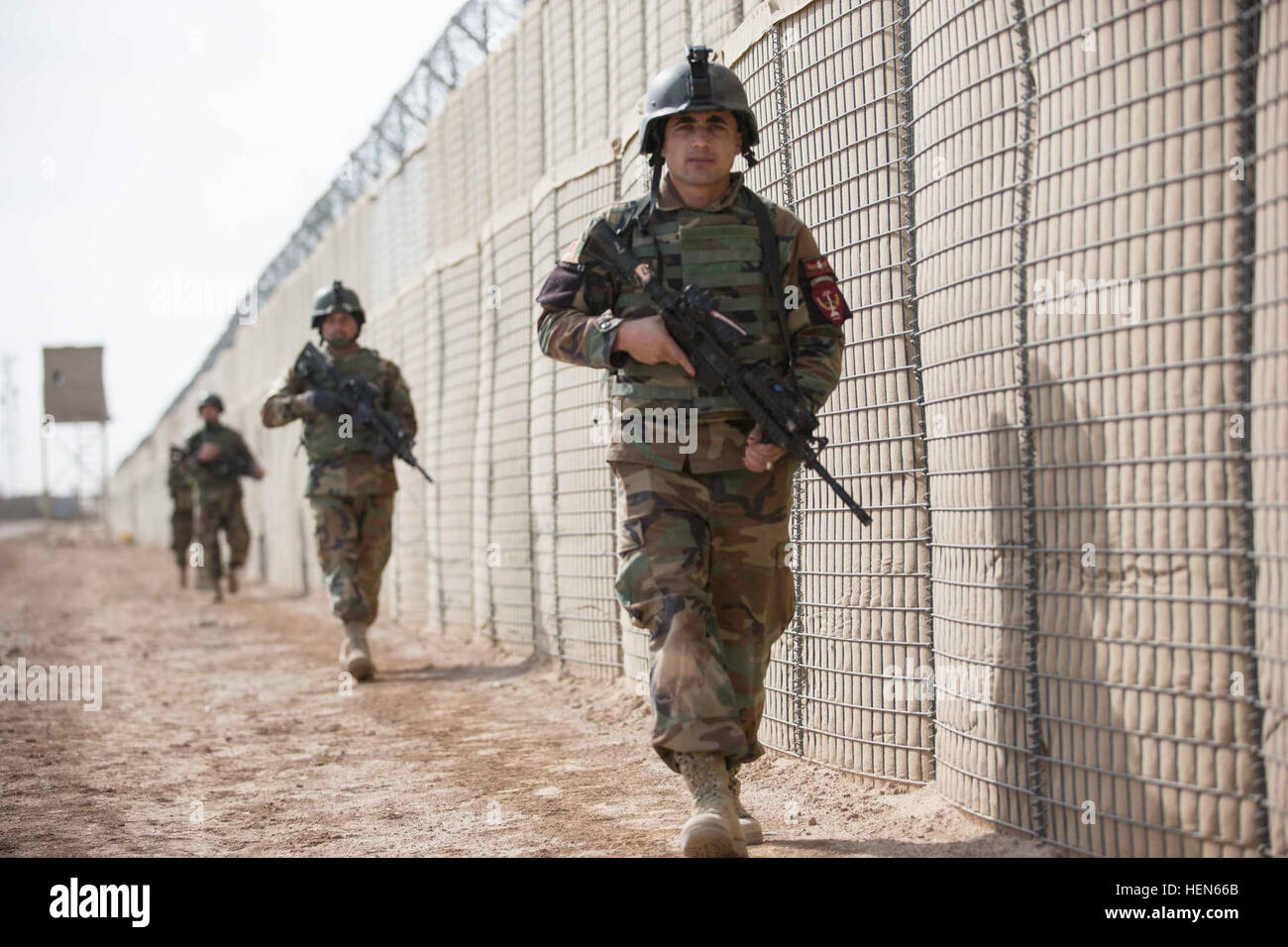 Afghan Commandos from 3rd Company, 7th Special Operations Kandak ...