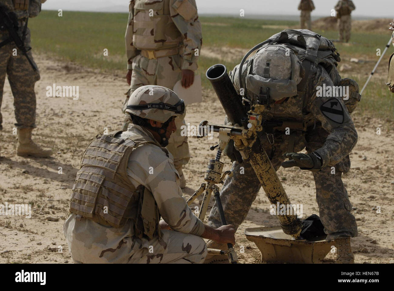 Working together: Staff Sgt. Ricardo Mendoza, non-commissioned officer ...