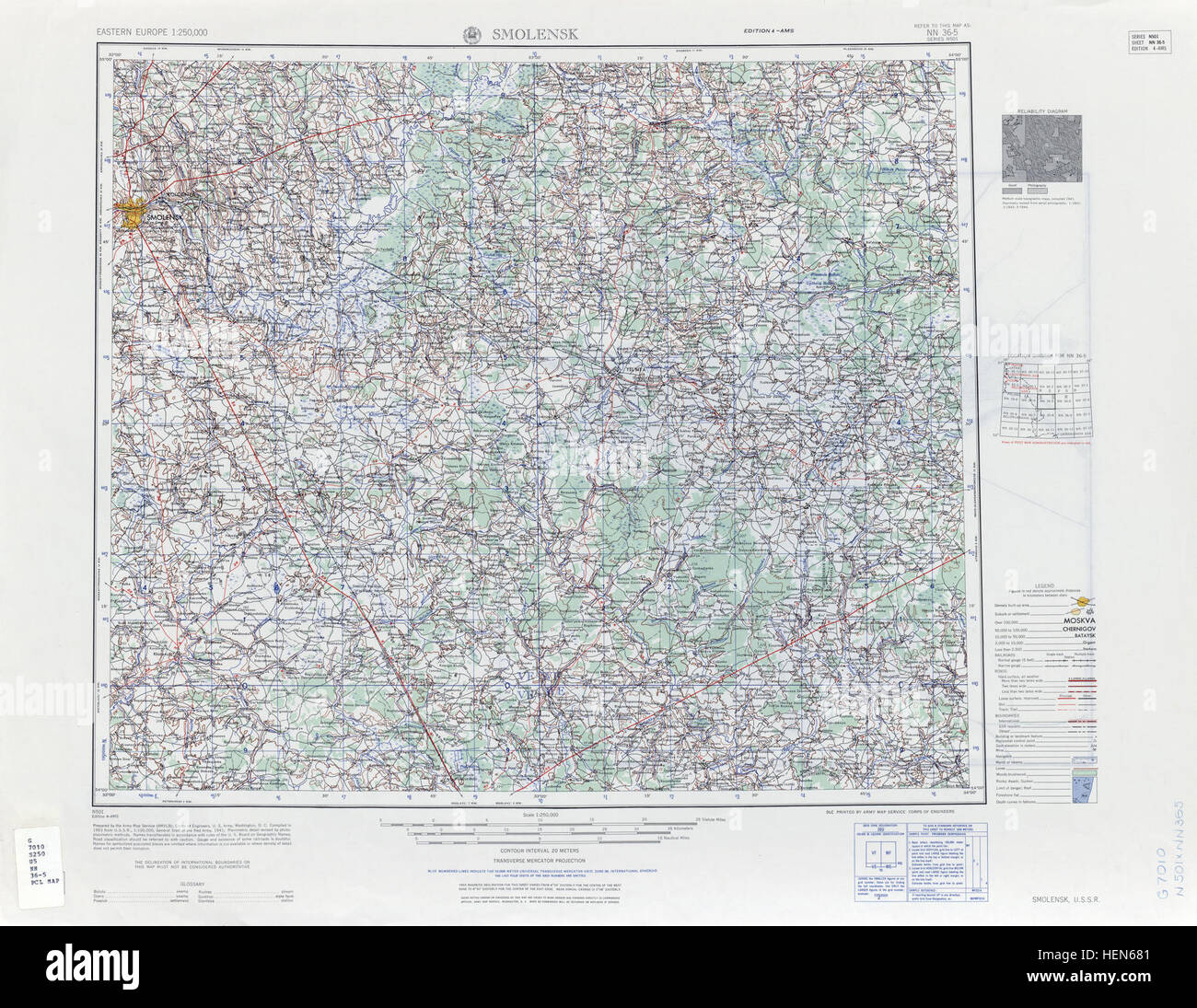 Smolensk map hi-res stock photography and images - Alamy