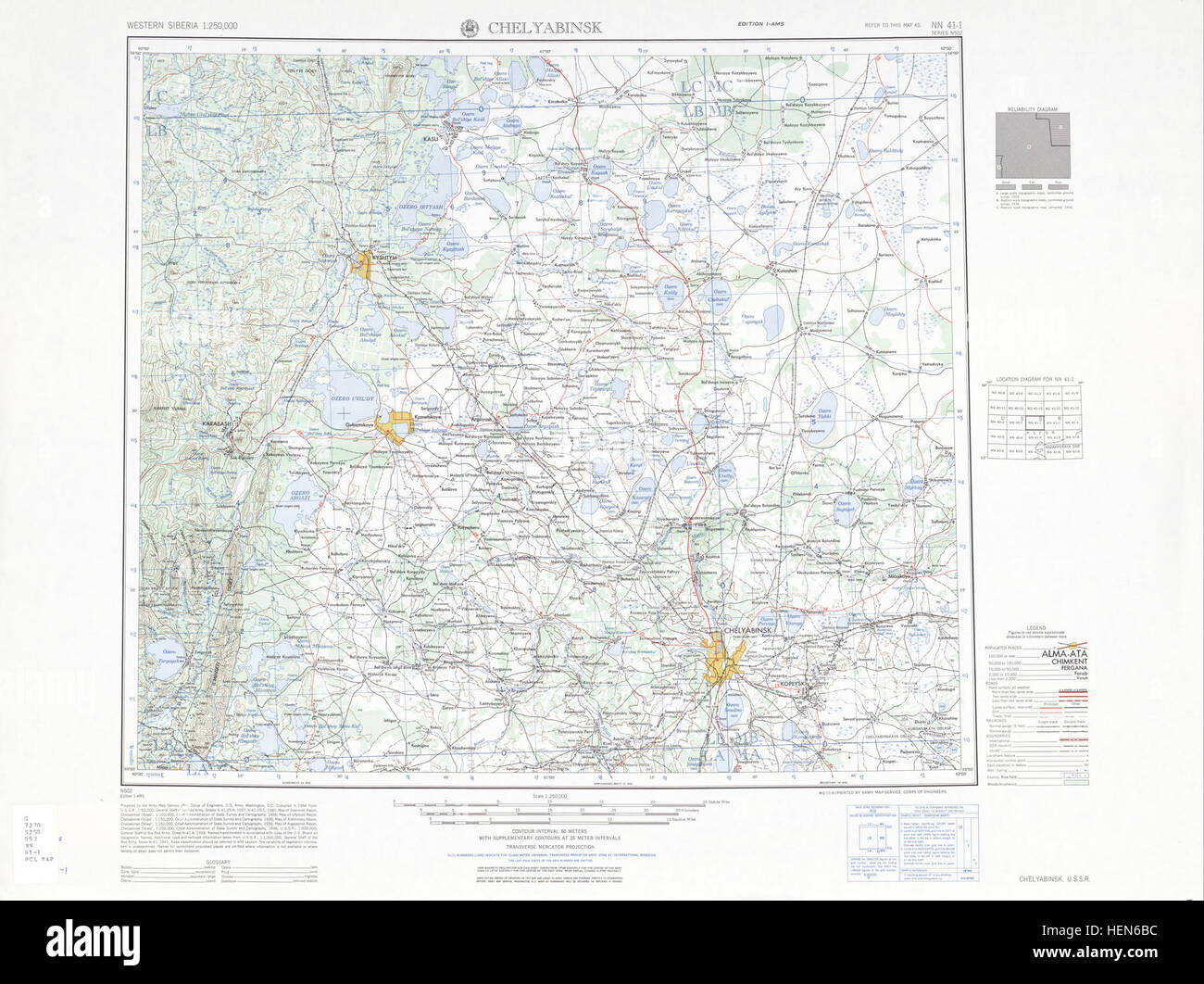 Chelyabinsk map hi-res stock photography and images - Alamy