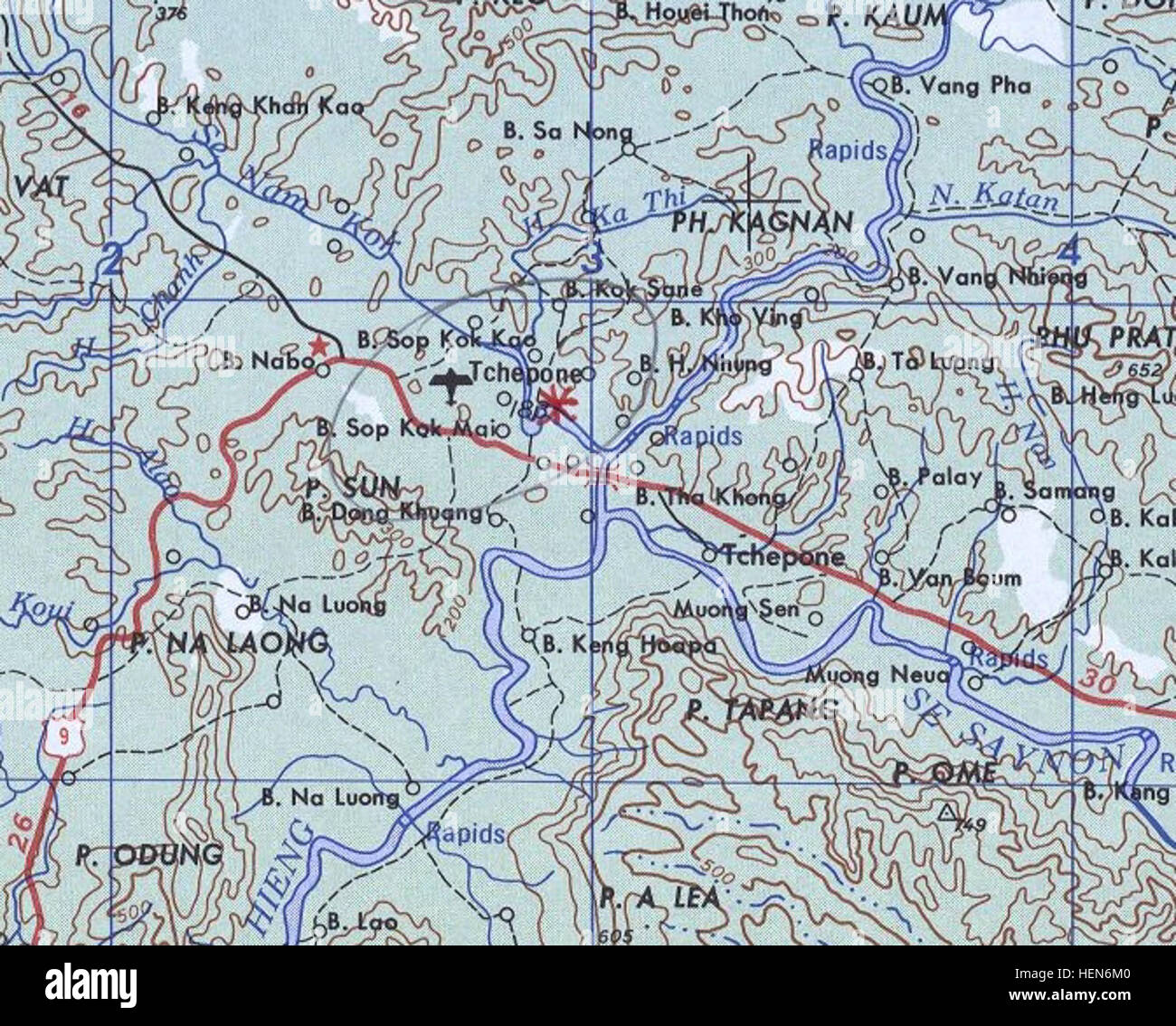 Xepon - tchepone - Laos - 1962 Stock Photo - Alamy