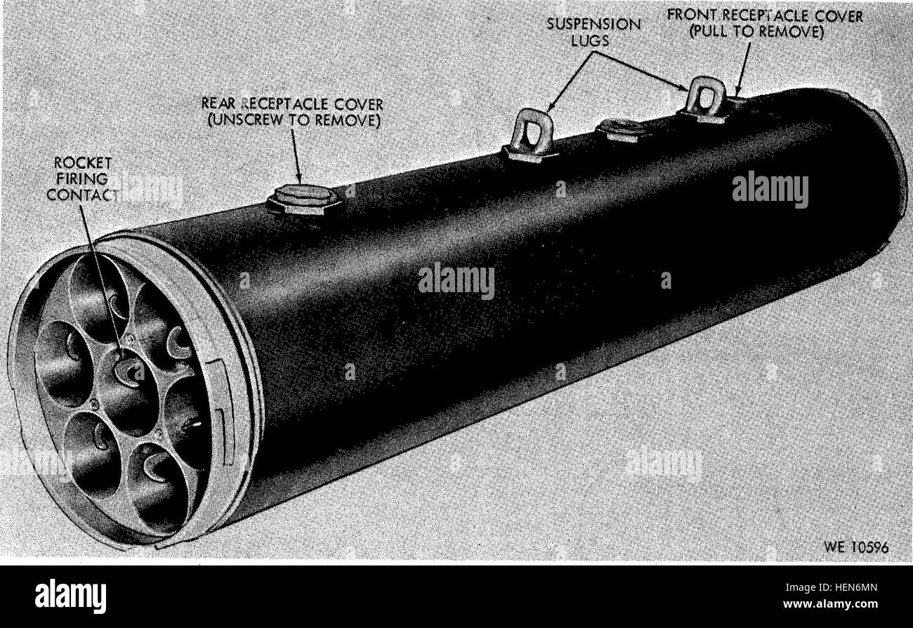 XM157 Rocket Pod Stock Photo - Alamy