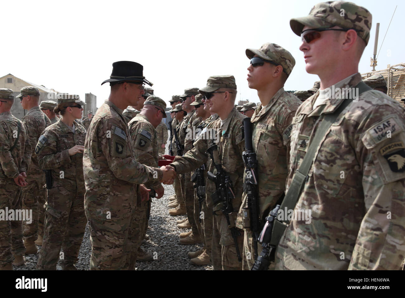 U.S. Army Commander Lt. Col. Thomas Sutton from 1st Brigade, 61st ...