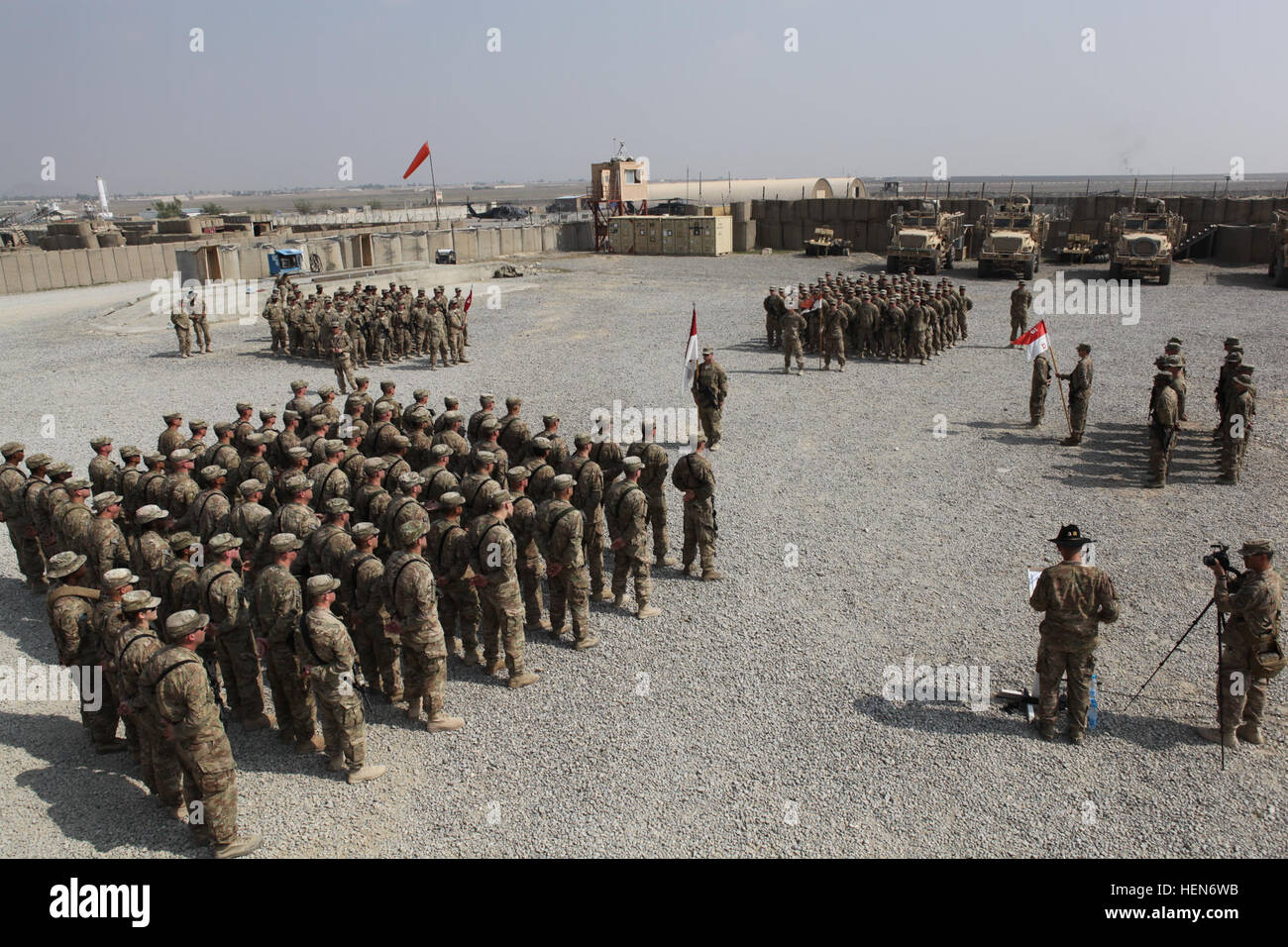 U.S. Army Commander Lt. Col. Thomas Sutton from 1st Brigade, 61st ...