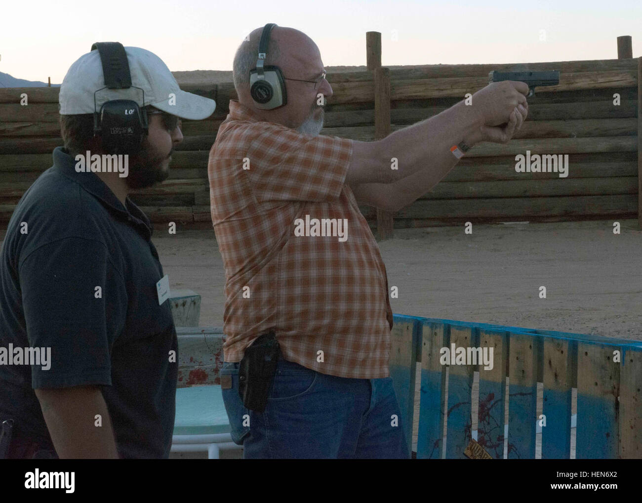 Israel Fornelli, a recreational aide with Fort Bliss MWR, observes ...