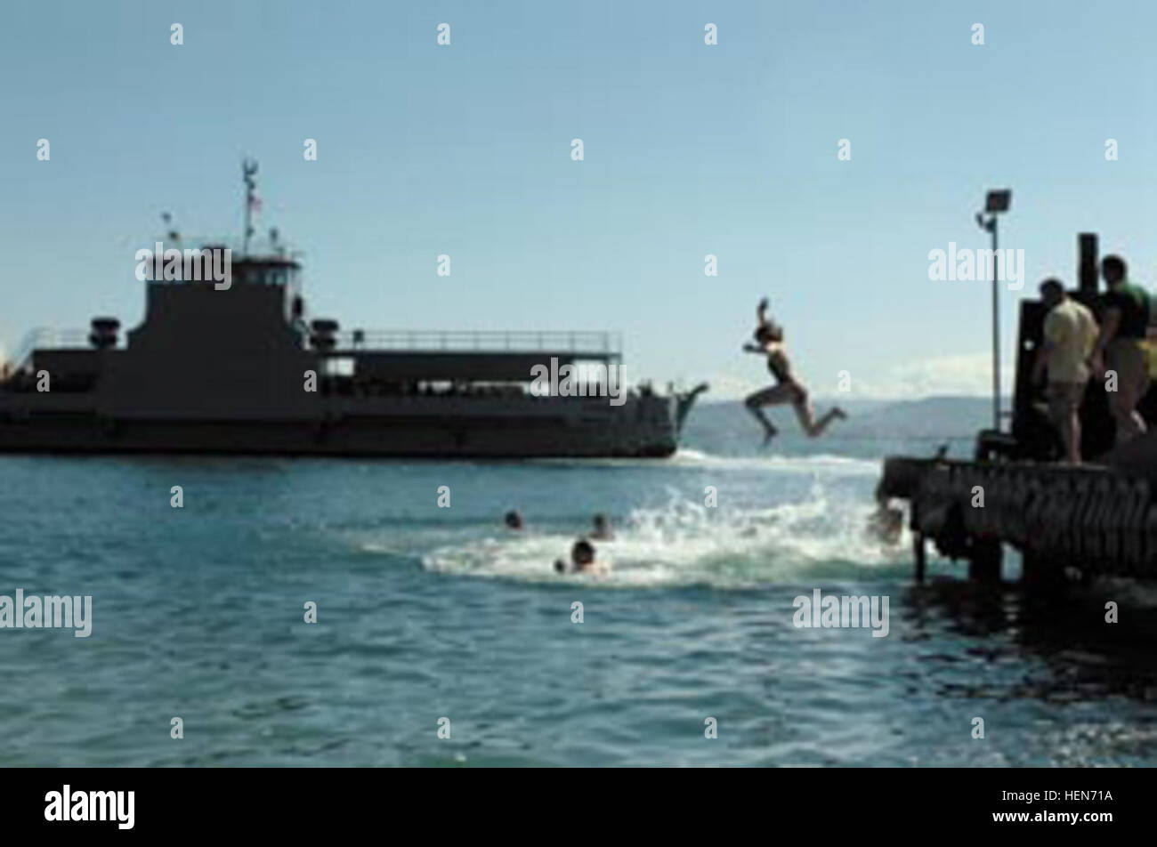 Members of the 241st Mobile Public Affairs Detachment, celebrate by ...