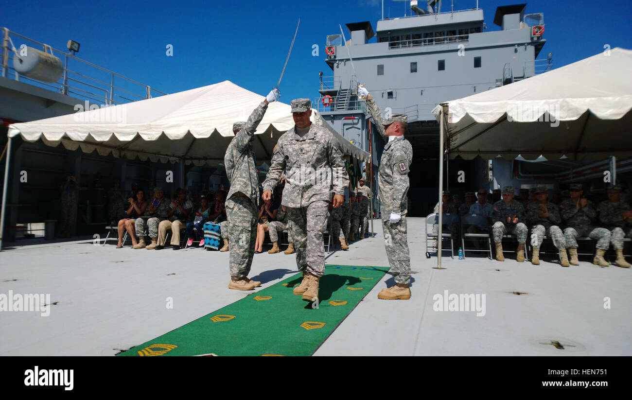 Command Sgt. Maj. Toese Tia, senior enlisted advisor to the 45th ...
