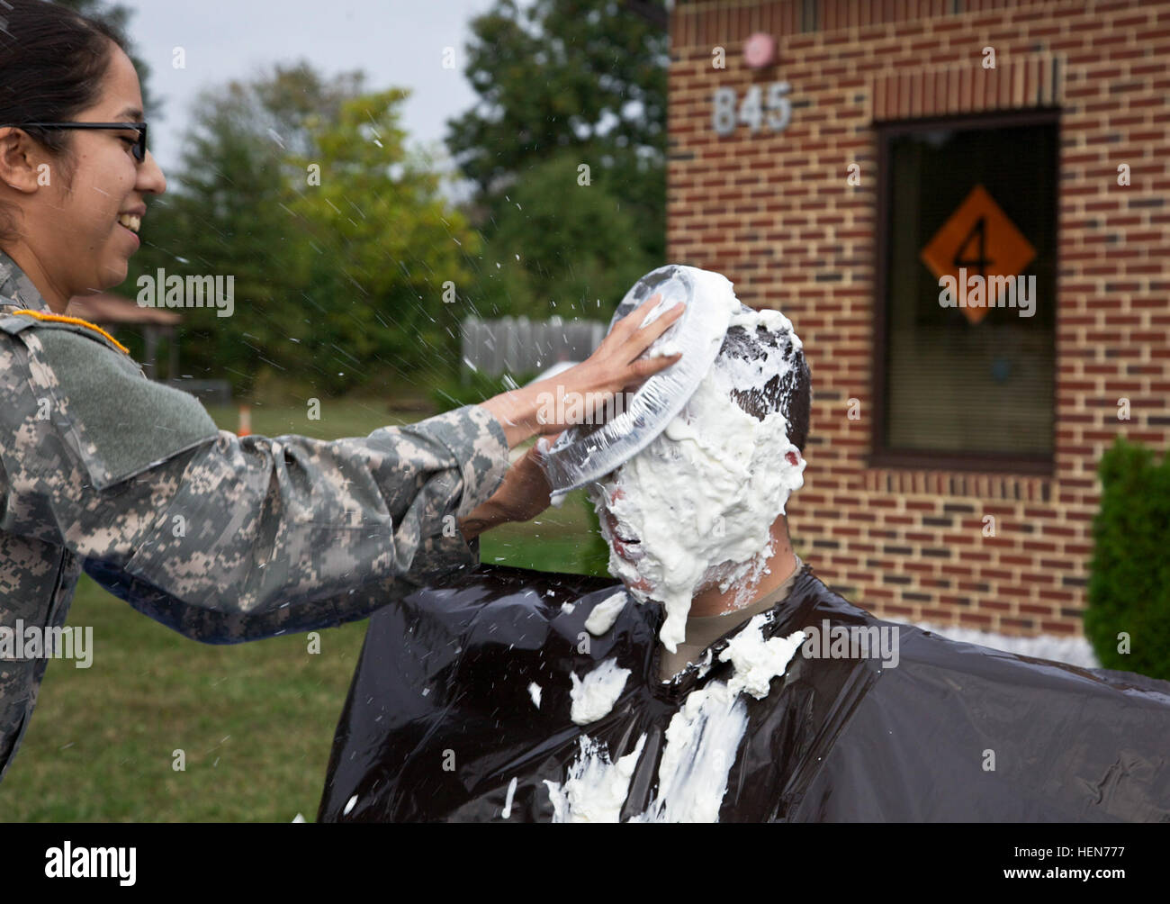 Army Pie In The Face
