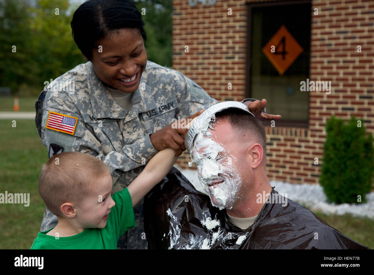 Army Pie In The Face