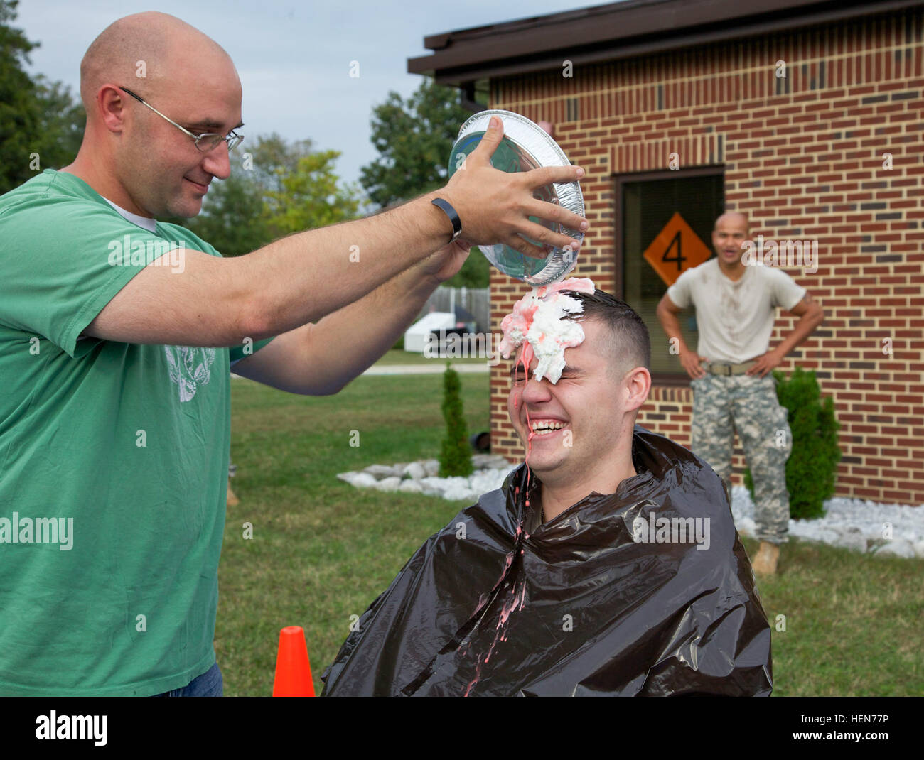 Pie in the face event hi-res stock photography and images - Alamy