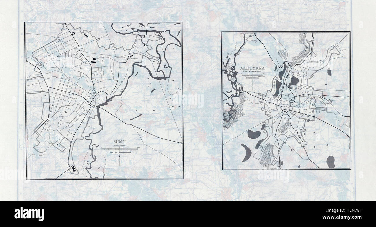 Map of sumy hi-res stock photography and images - Alamy