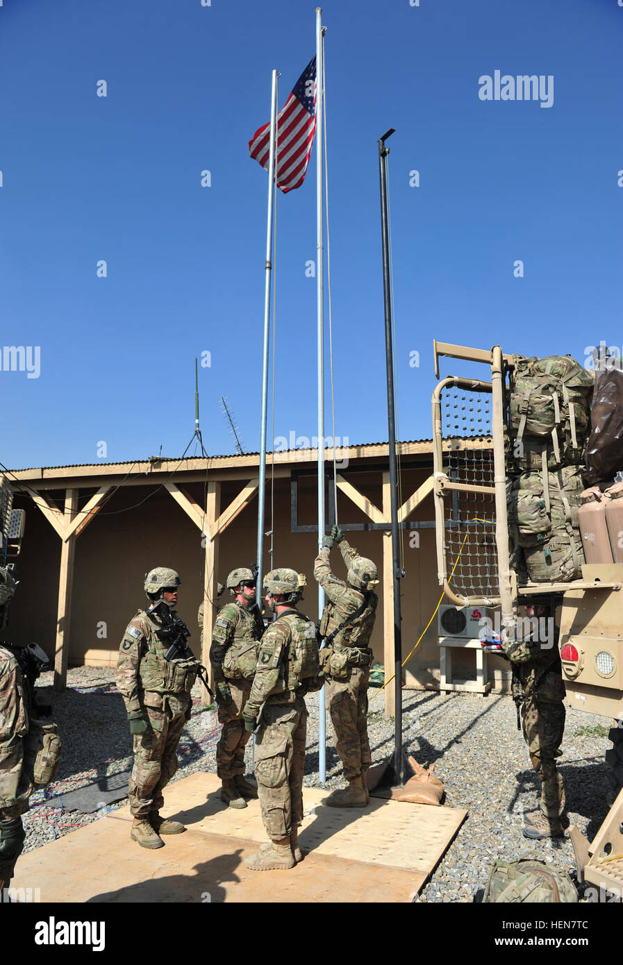 Soldiers with 2nd Battalion, 506th Infantry Regiment, 4th Brigade ...