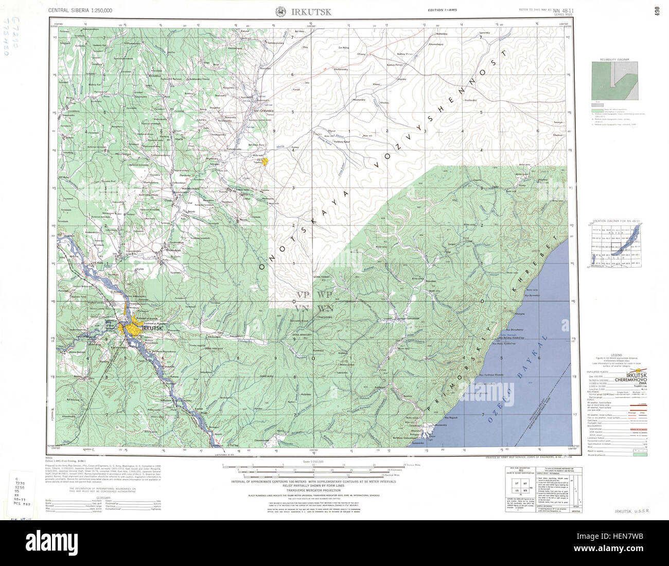 Map of irkutsk hi-res stock photography and images - Alamy
