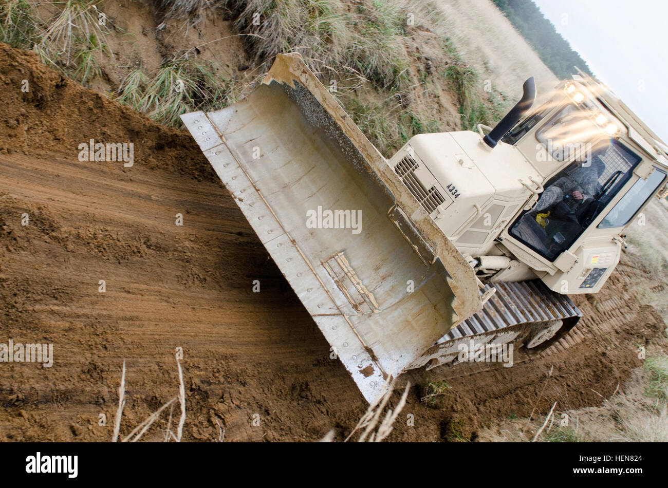 Horizontal engineers from Company A, 173rd Brigade Special Troops ...