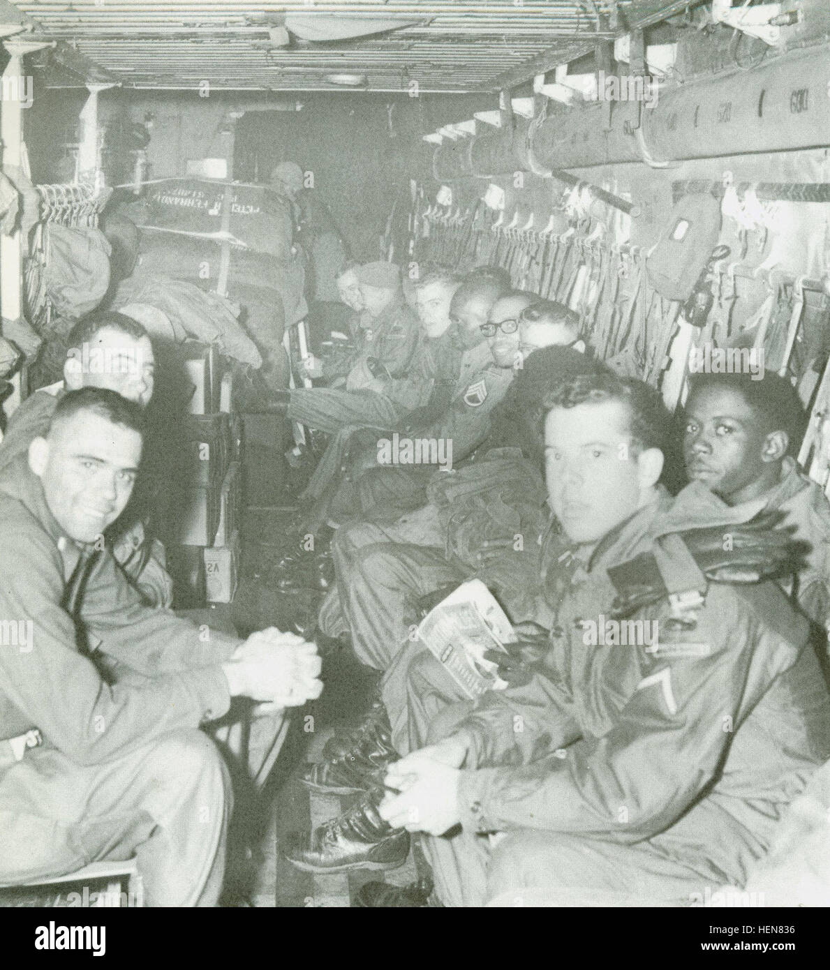 U.S. Army equipment and personnel are lifted and transported via ...