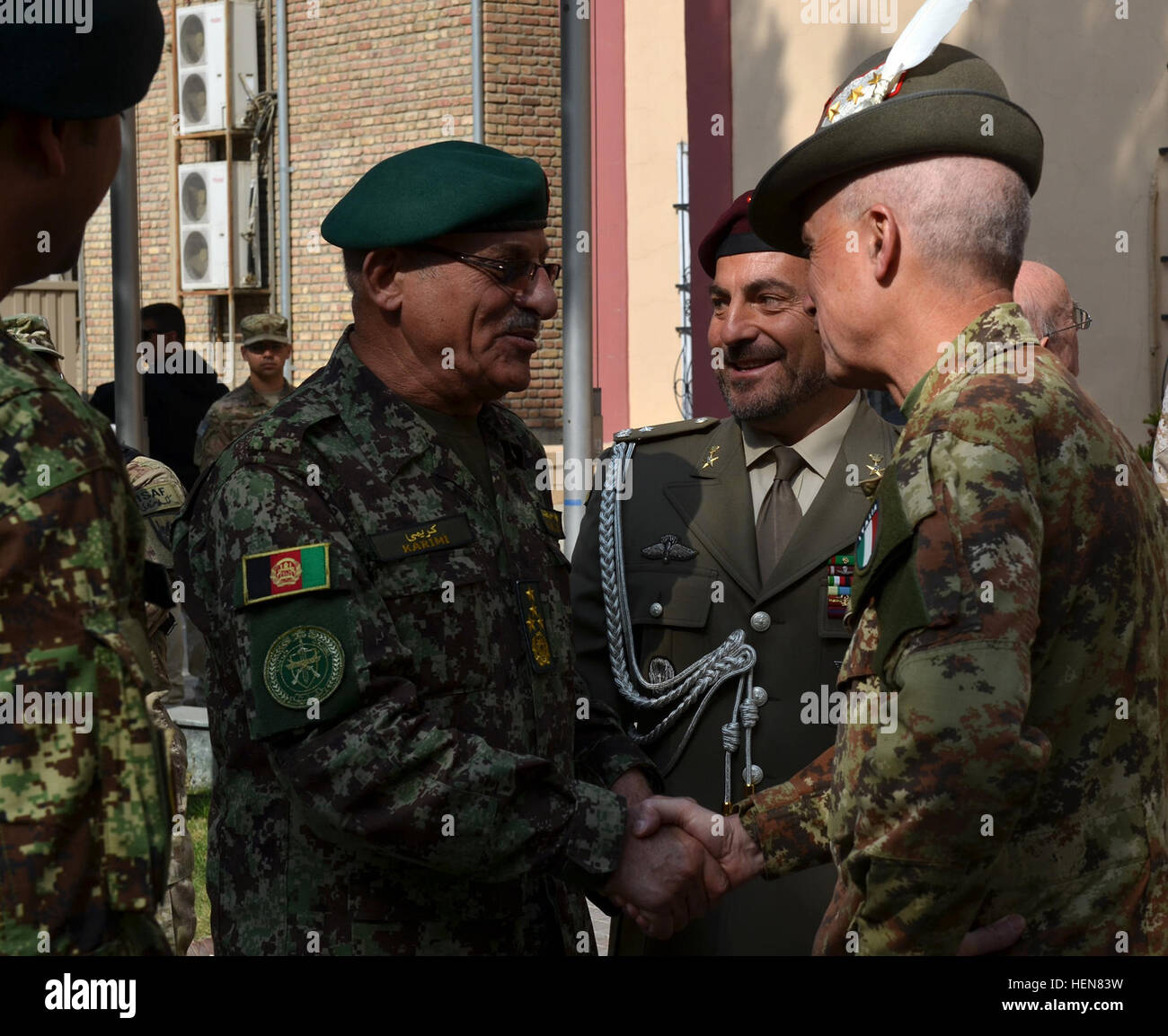 Afghan National Army Gen. Sher Mohammad Karimi, ANA chief of staff ...