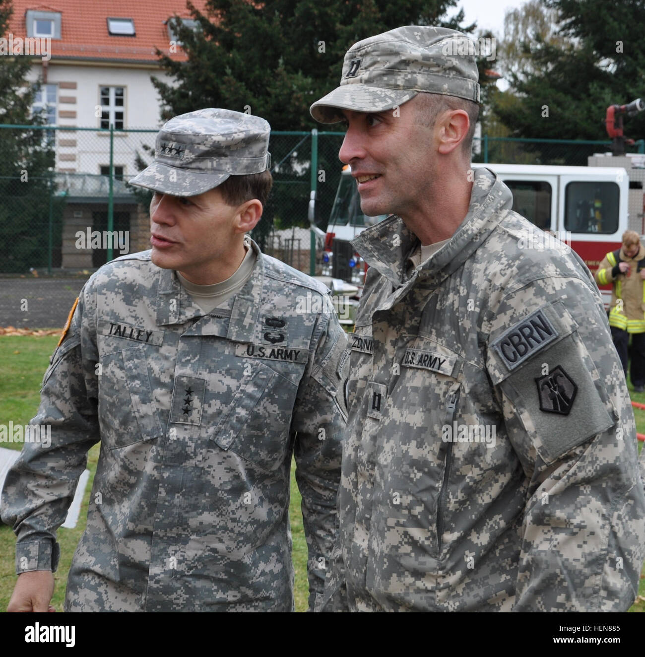 U.S. Army Reserve Command observes a demonstration of the 7th Civil ...