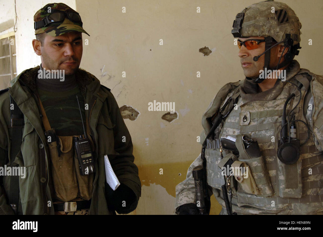 U.S. Army Staff Sgt. Jesus Guzman of 2nd platoon, 293rd Military Police ...