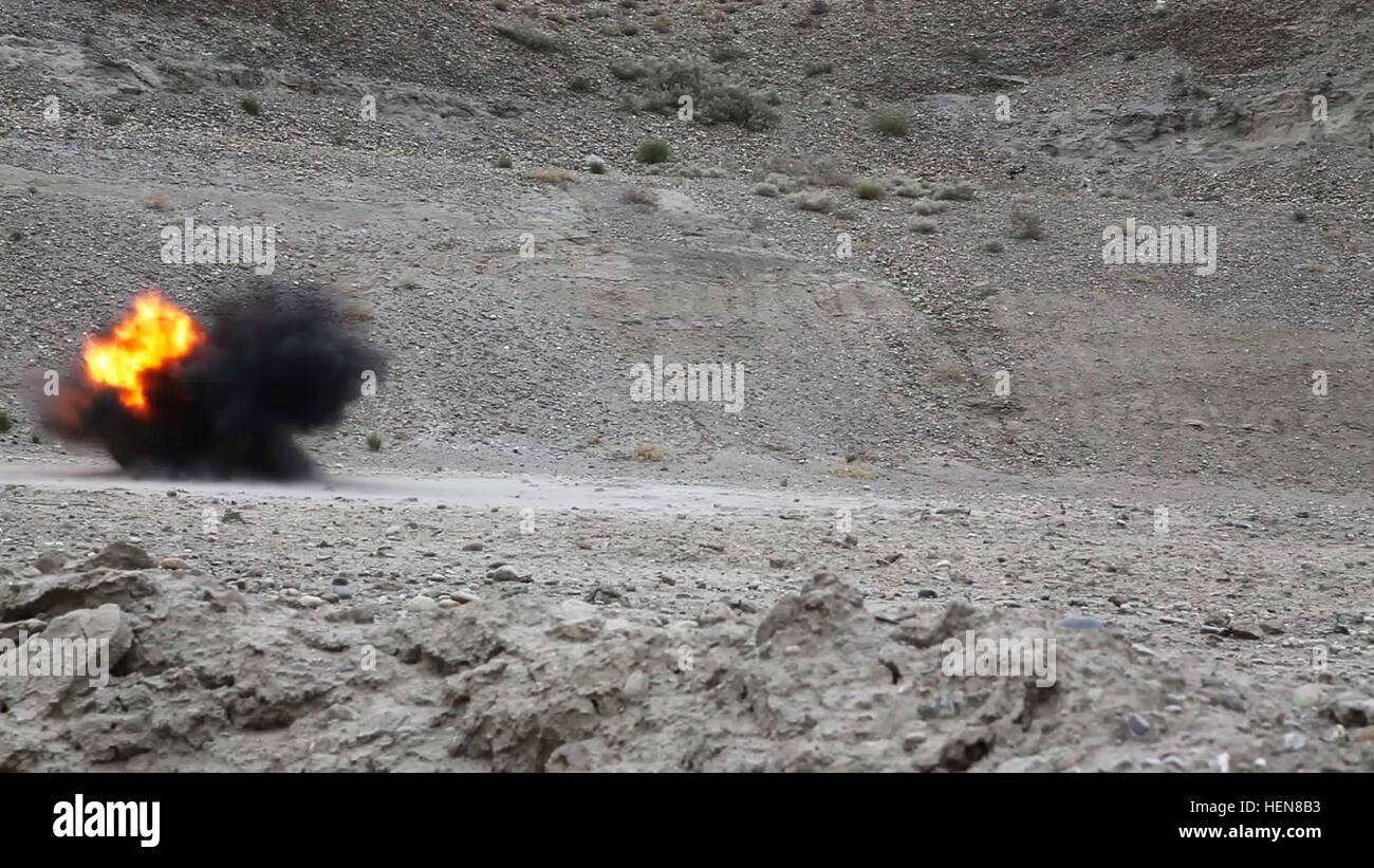 LAGMAN PROVINCE, Afghanistan (Nov. 5, 2013) - An explosion from the ...