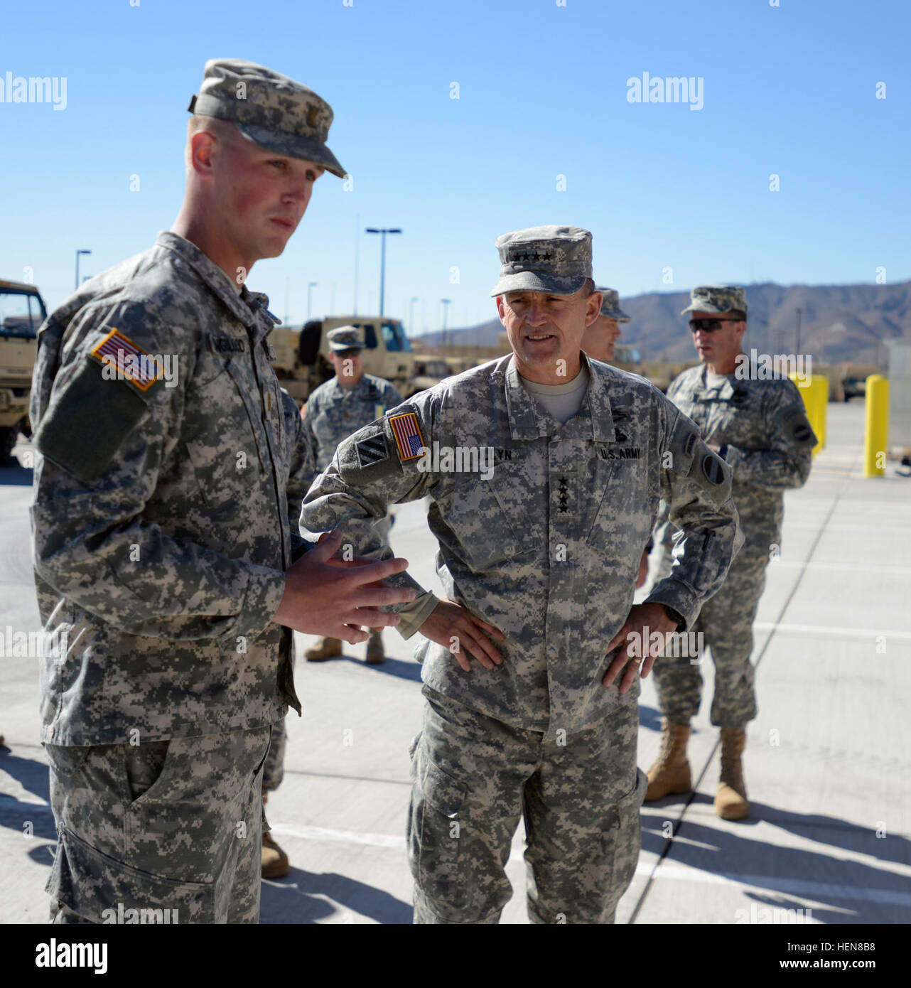 Gen daniel allyn commanding general hi-res stock photography and images ...