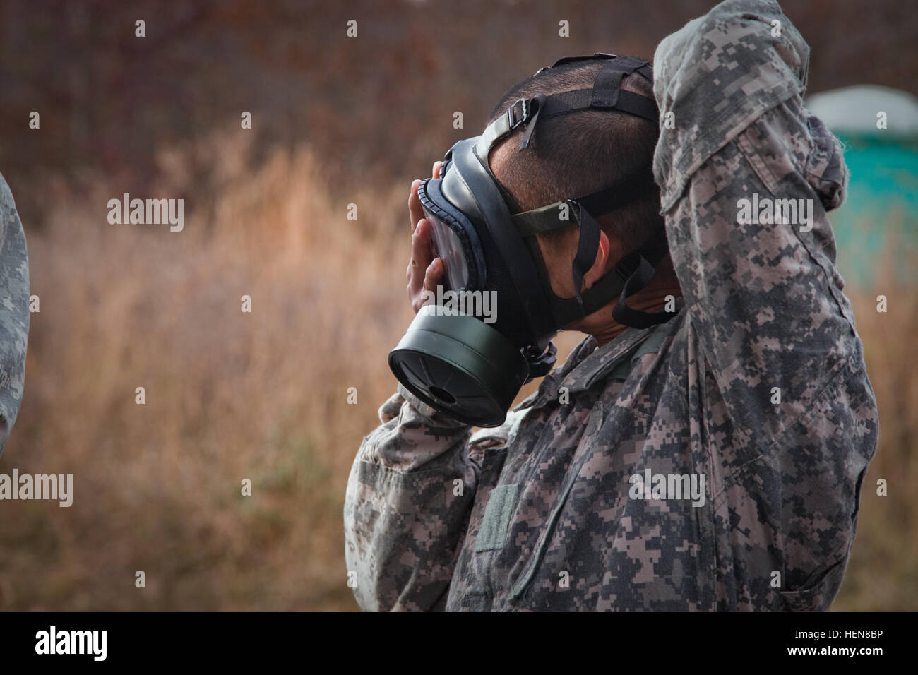 A U.S. Army soldier assigned to the 55th Signal Company (Combat Camera ...