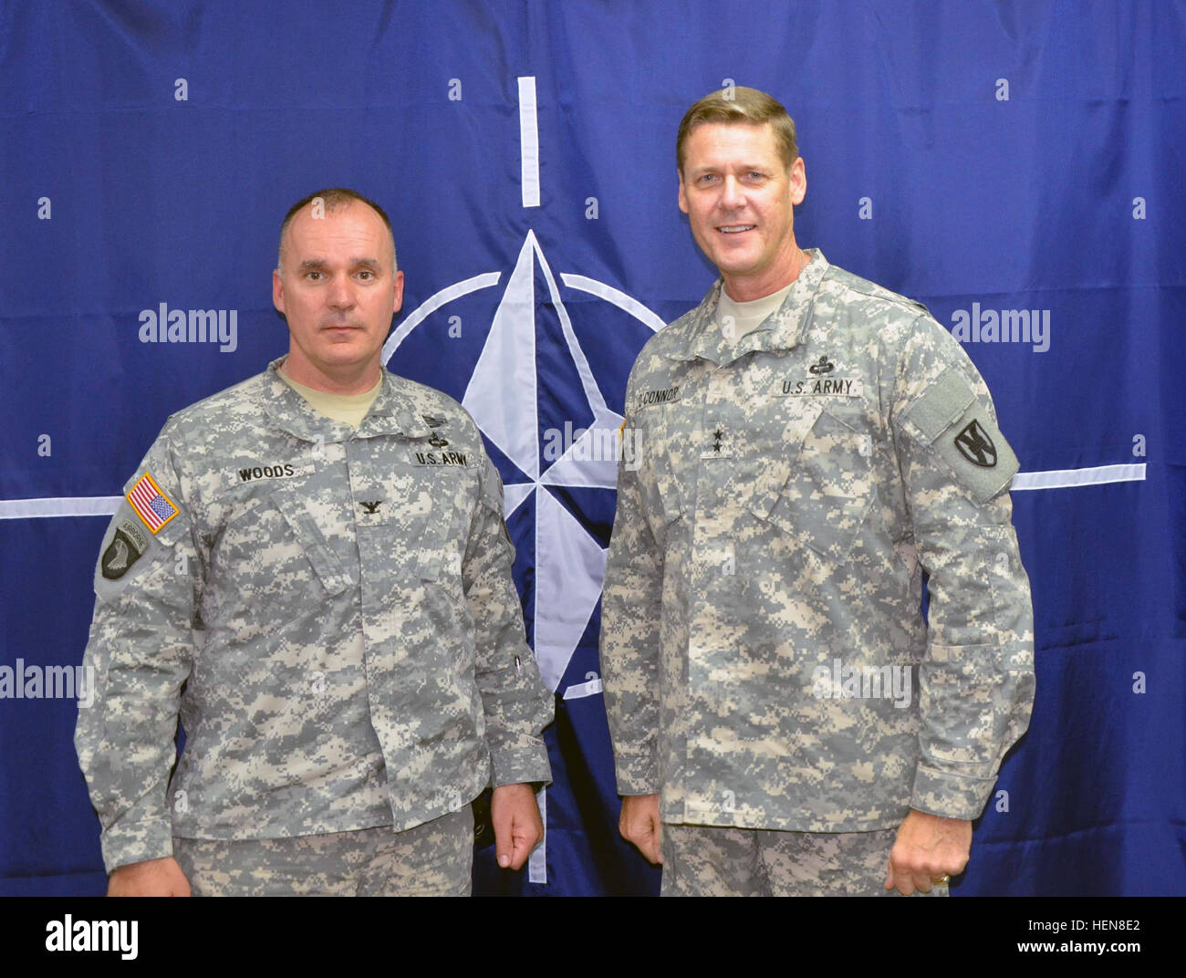 Maj. Gen. John R. O'Connor, the commanding general of the 21st Theater ...