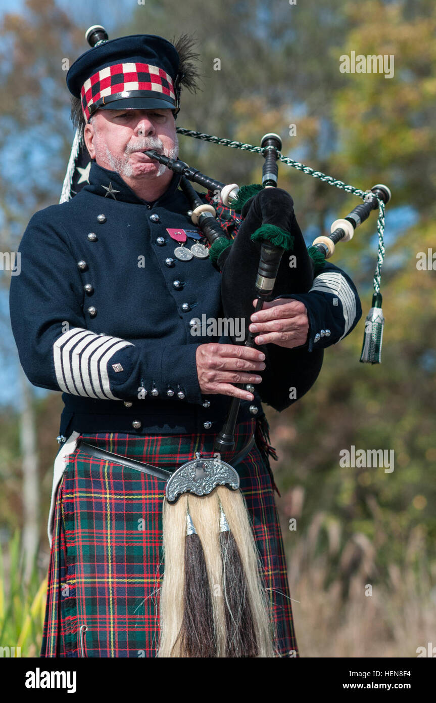 Doug Elwell, Pipe Sergeant with the Fayetteville Independent Light ...