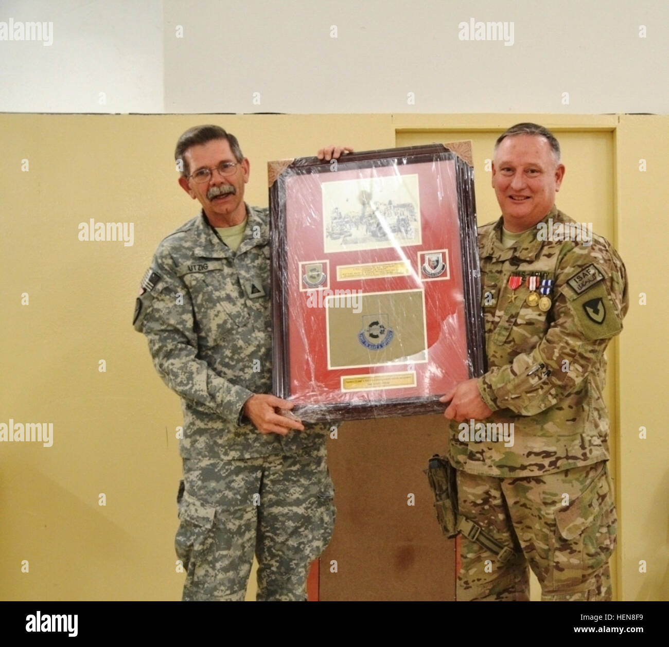 The 401st Army Field Support Deputy Commanding Officer Martin Utzig ...