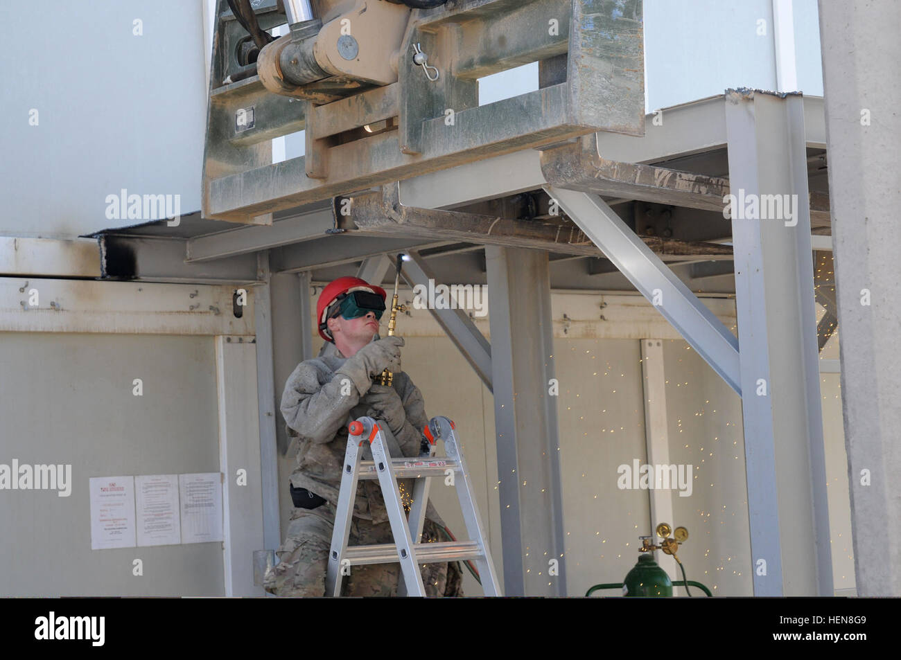 U.S. Army Spc. Carl Conklin, a combat and technical engineer with the ...
