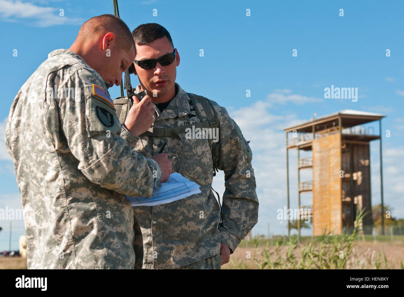 U.S. Army Sgt. Jason Butterfield, from Mountain Home, Idaho, and Sgt ...