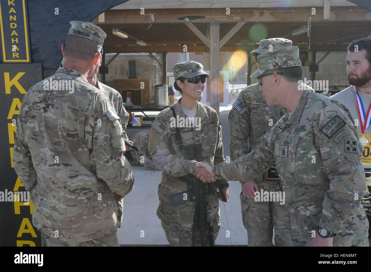 Command Sgt. Maj. Brian M. Stall, Regional Command (South) and 4th ...