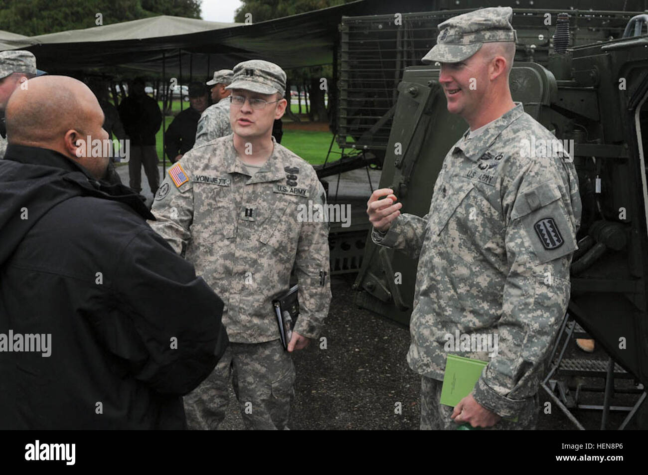 Capt. Stephen C. Von Jett, commander, Dark Horse Company, 1st battalion ...