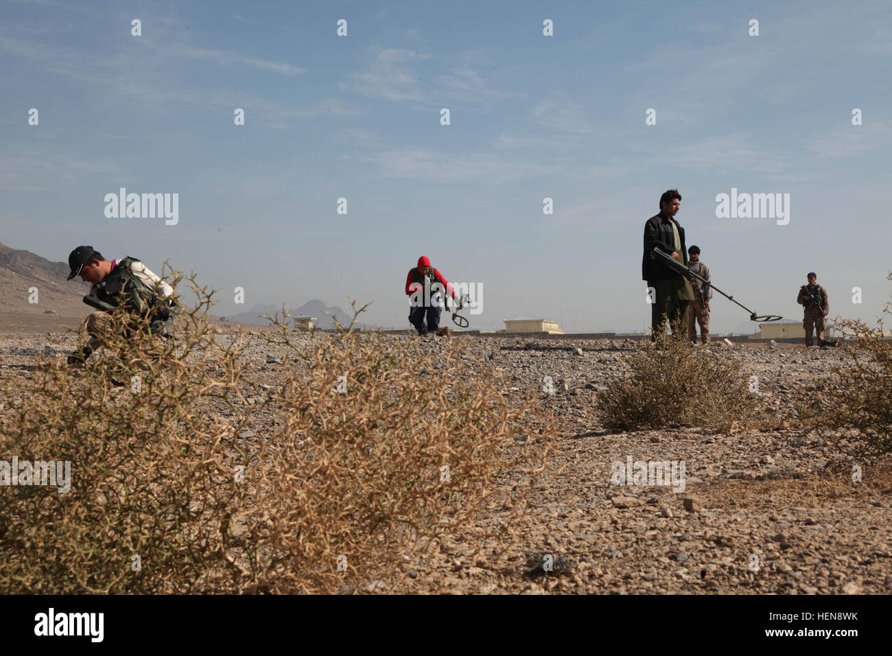 Mine clearing afghanistan hi-res stock photography and images - Alamy