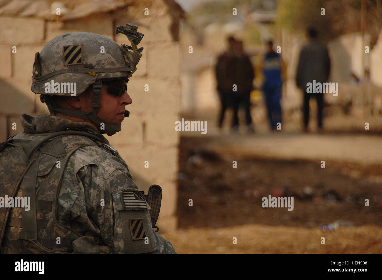 U.S. Army Sgt. Adam Hedrick, with 1st Battalion, 15th Infantry Regiment ...
