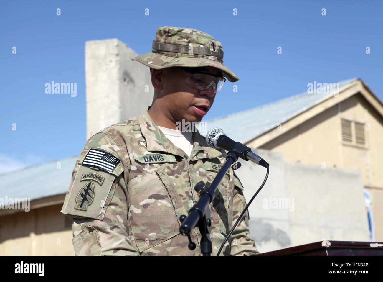 U.S. Army Maj. Primitivo Davis, Chaplain of 3rd Brigade Combat Team ...
