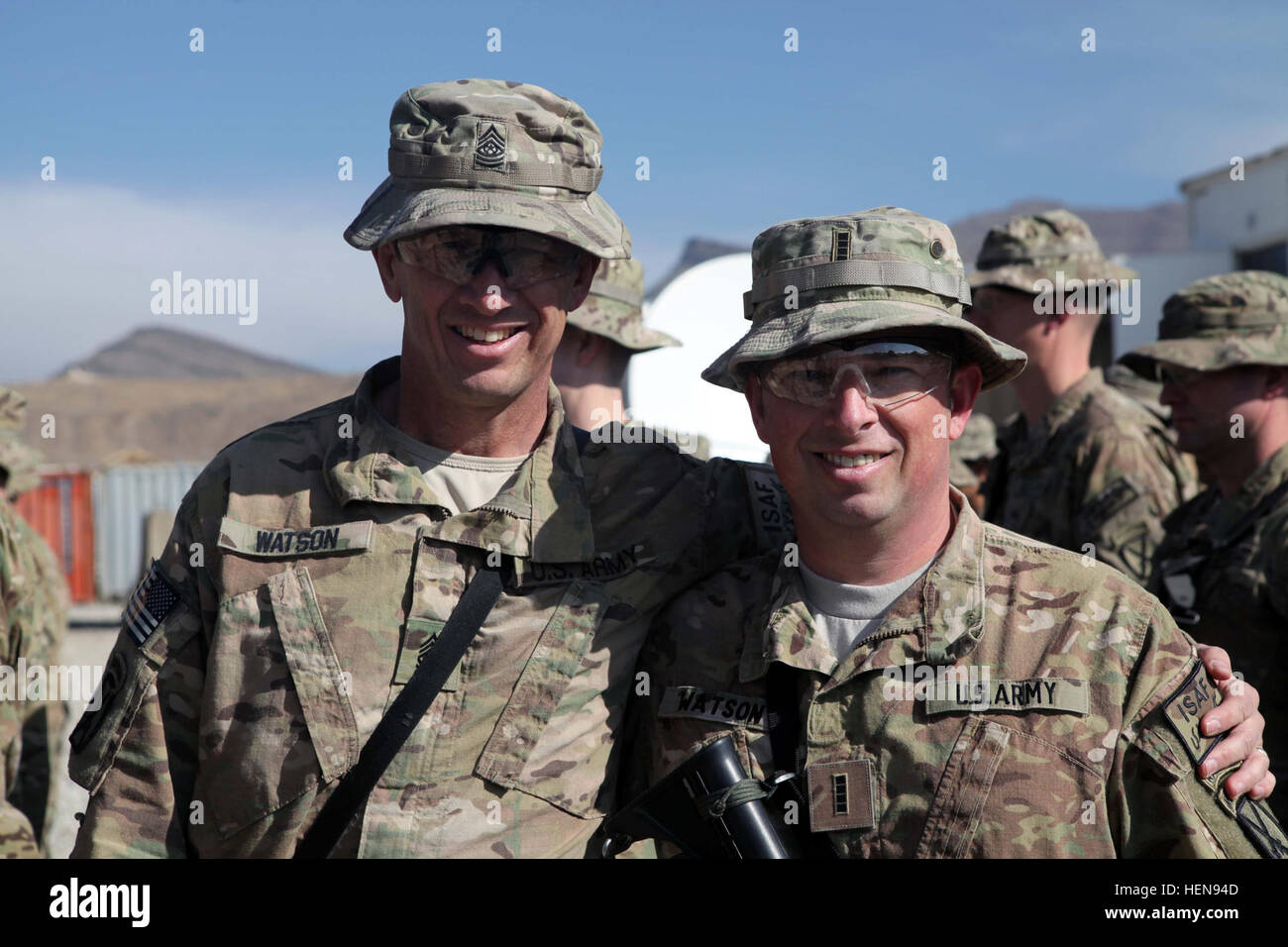 U.S. Army Command Sgt. Maj. (CSM) Tim Watson, CSM of 3rd Brigade Combat ...