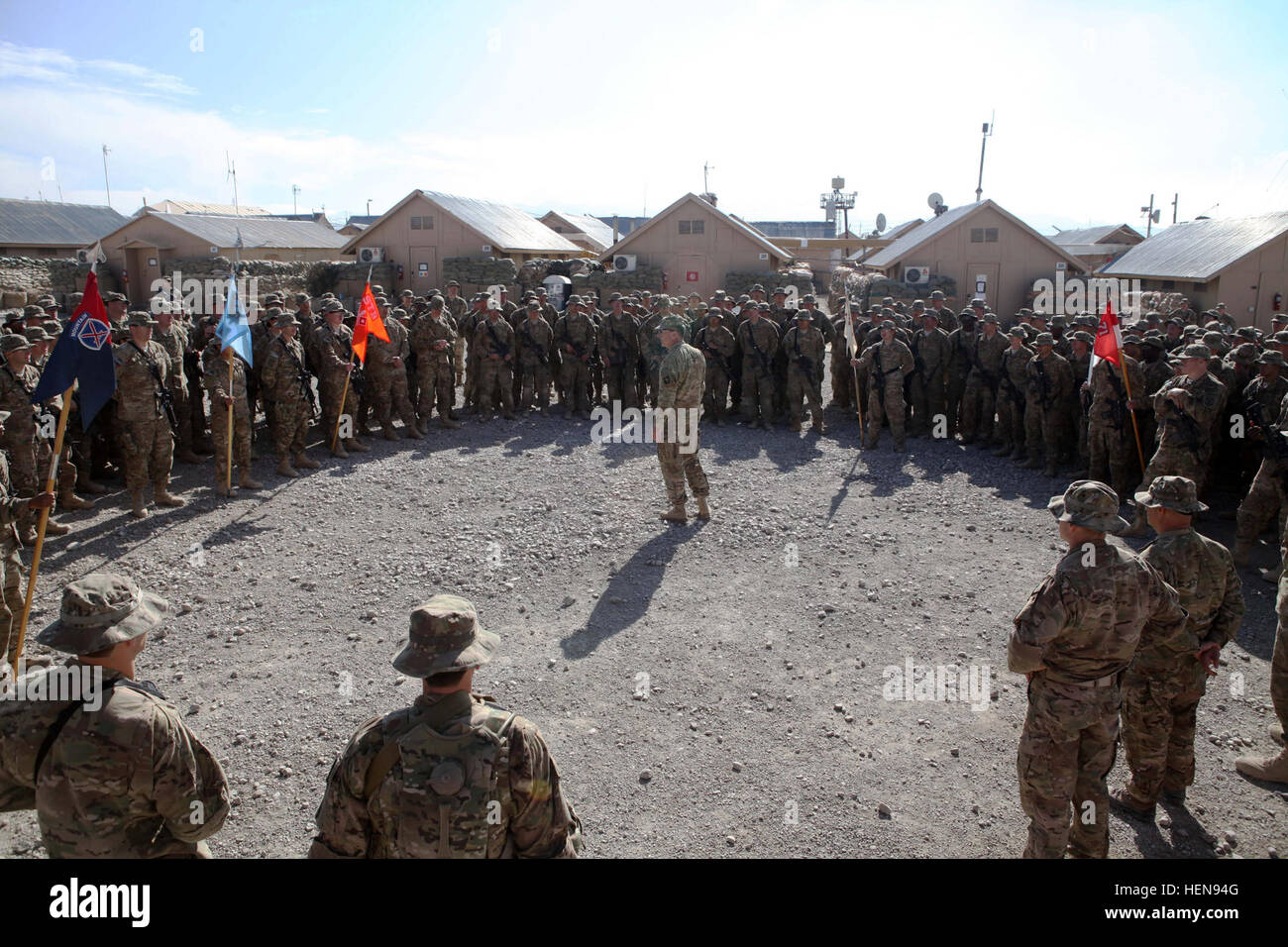 U.S. Army Maj. Gen. James McConville, commander of 101st Division (Air ...