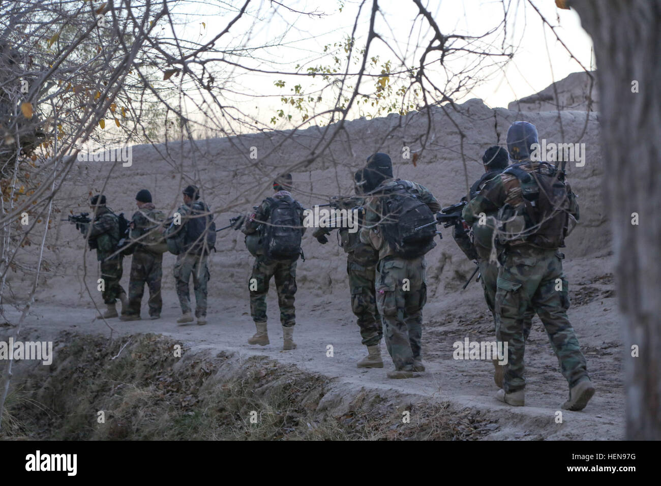 Afghan National Army (ANA) Commandos, 2nd Company, 3rd Special ...