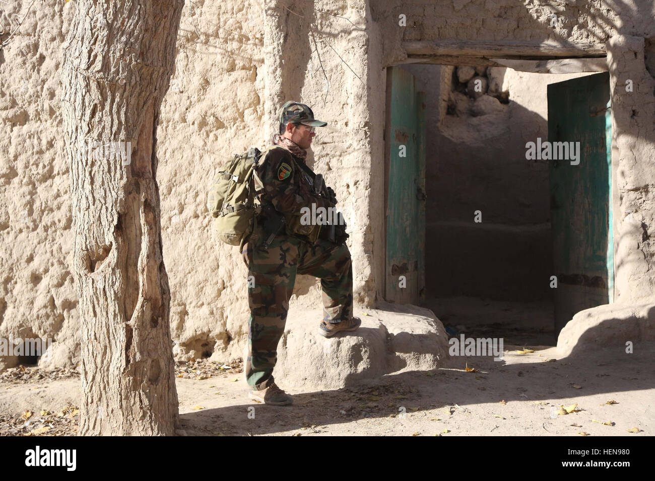 An Afghan National Army (ANA) Commandos, 2nd Company, 3rd Special ...